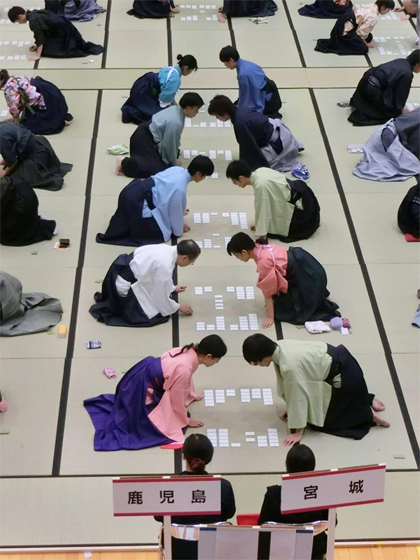 Actively competing in competitive Karuta playing card games and ...