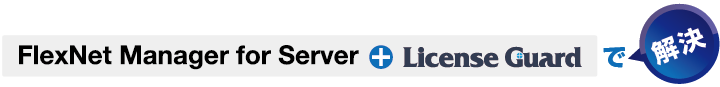 サーバーライセンス管理製品 「FlexNet Manager for Server」：License Guard：株式会社日立システムズ